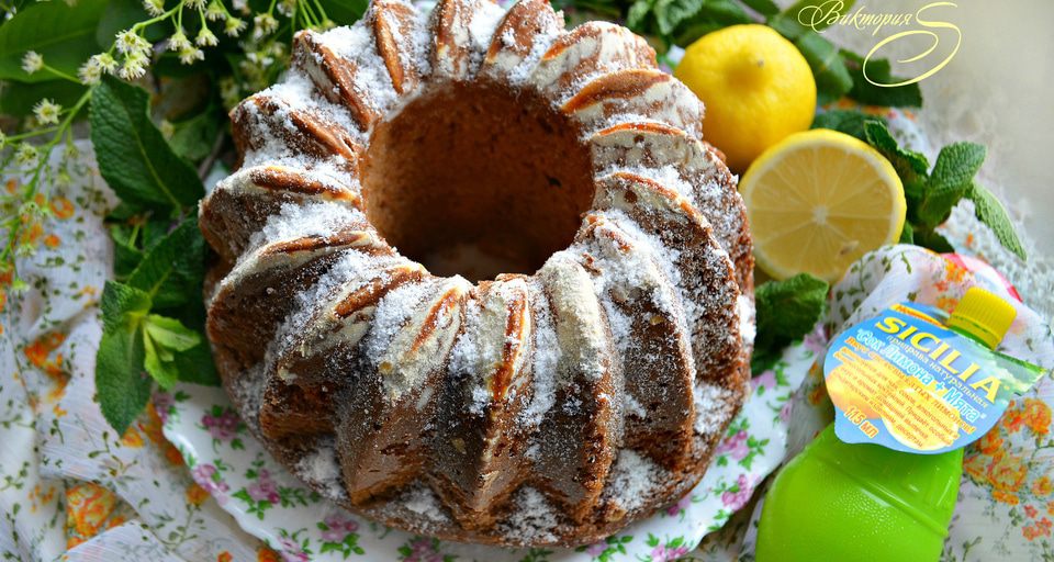 Кекс с ароматом лимона и мяты — Пошаговый рецепт приготовления с фото ...